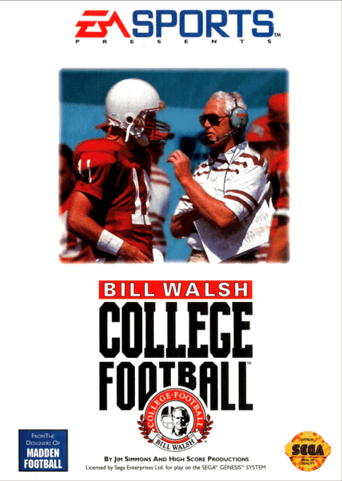 Bill Walsh College Football (SMD) - segaroms.ru - игры для Сега