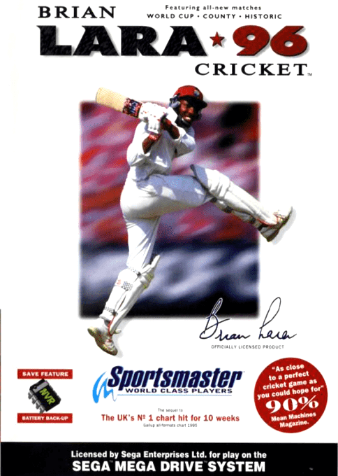 Brian Lara Cricket 96 - segaroms.ru - игры для Сега