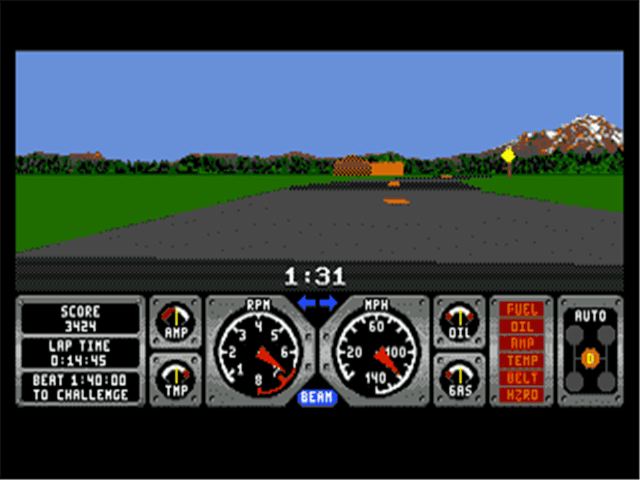 Hard Drivin’ - segaroms.ru - игры для Сега
